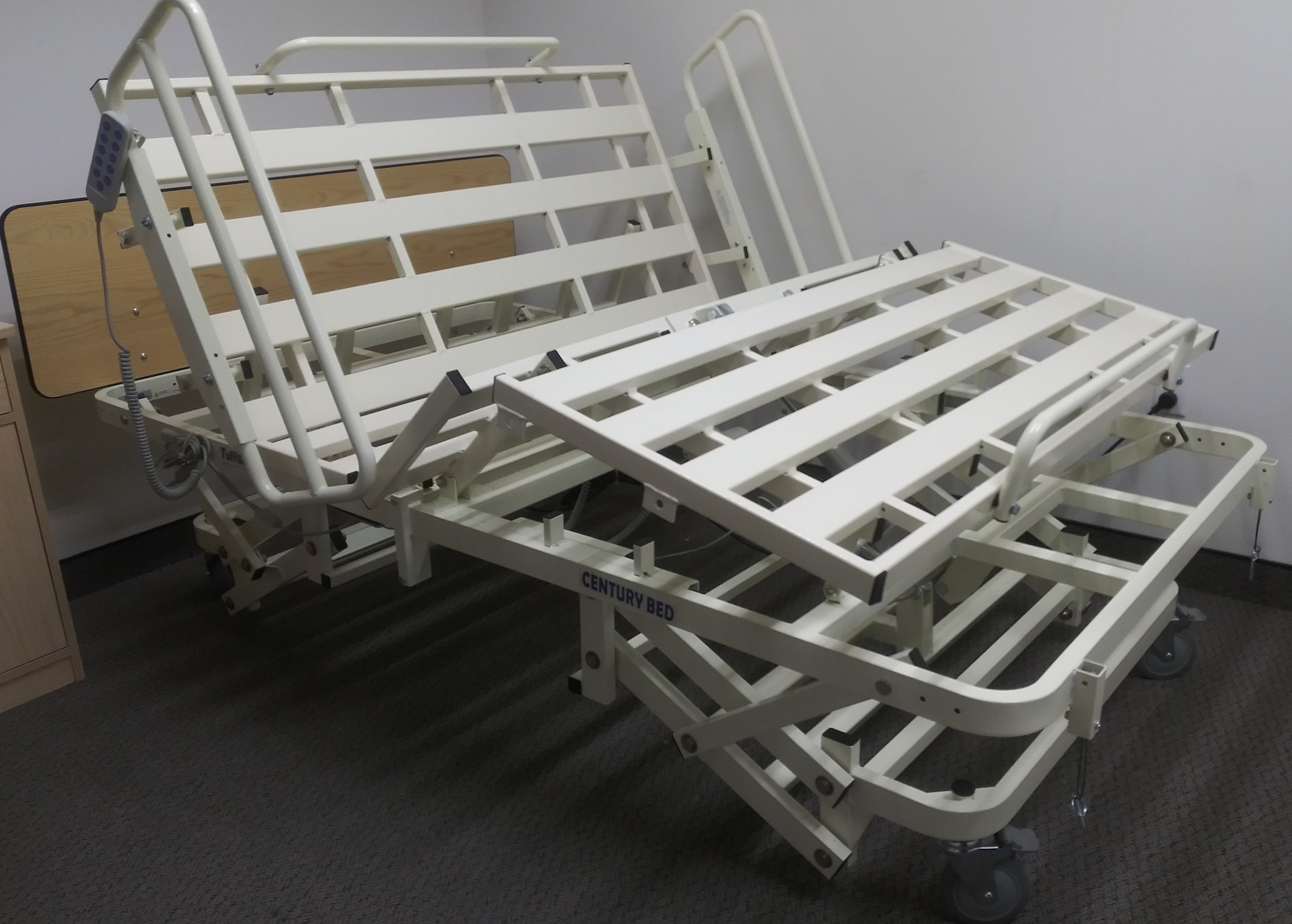 Tuff Care New Full-Electric Bariatric Bed Package, 54" Bed Frame, Half ...