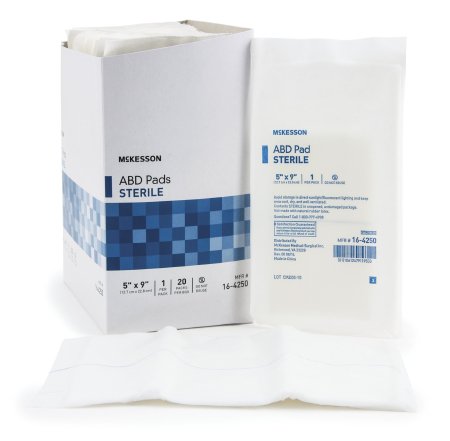McKesson ABD PAD 5X9 STERILE 1/PK | DMES