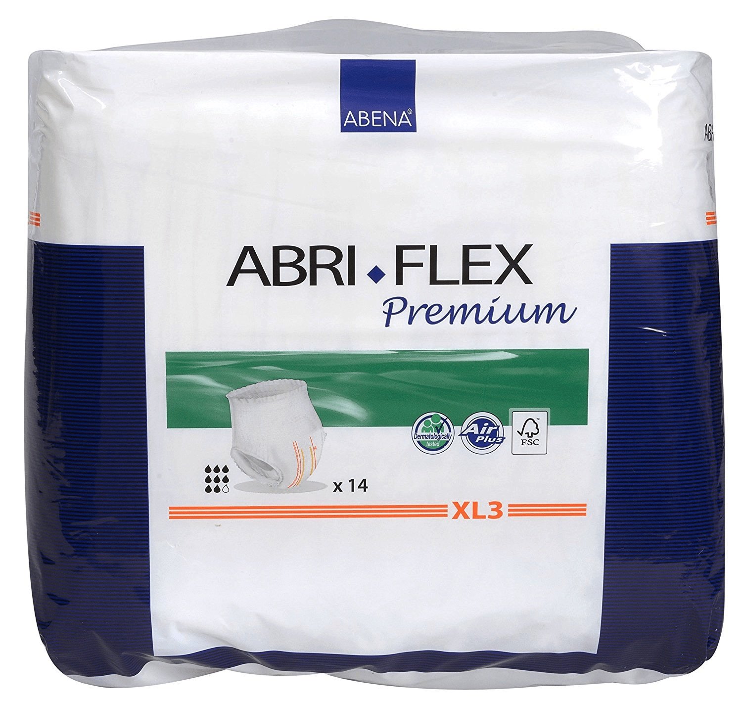 Abena Adult Absorbent Underwear Abri-Flex Premium Pull On Size XL3 ...