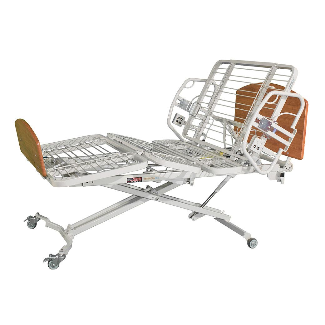 Med-Mizer Retractabed Full Electric Hospital Bed, Expanding "Safe Slide ...