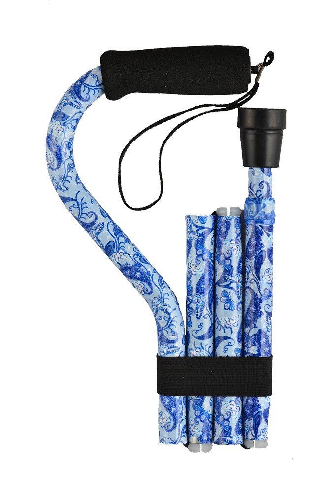 NOVA Cane Folding Offset BLUE PORCELAIN | DMES