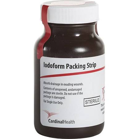 Cardinal Health Sterile Iodoform Packing Strip 1/4" x 5 yds | DMES