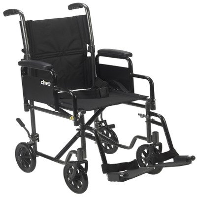 Drive Transport Chair Steel 250 Lbs. Fixed Full Arms Or Detachable Desk ...