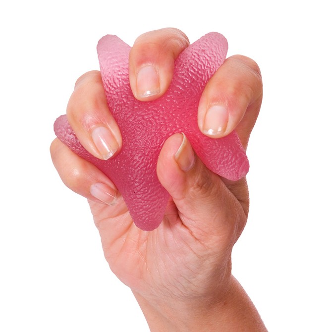 STAR SHAPED HAND EXERCISER - SOFT PINK | DMES
