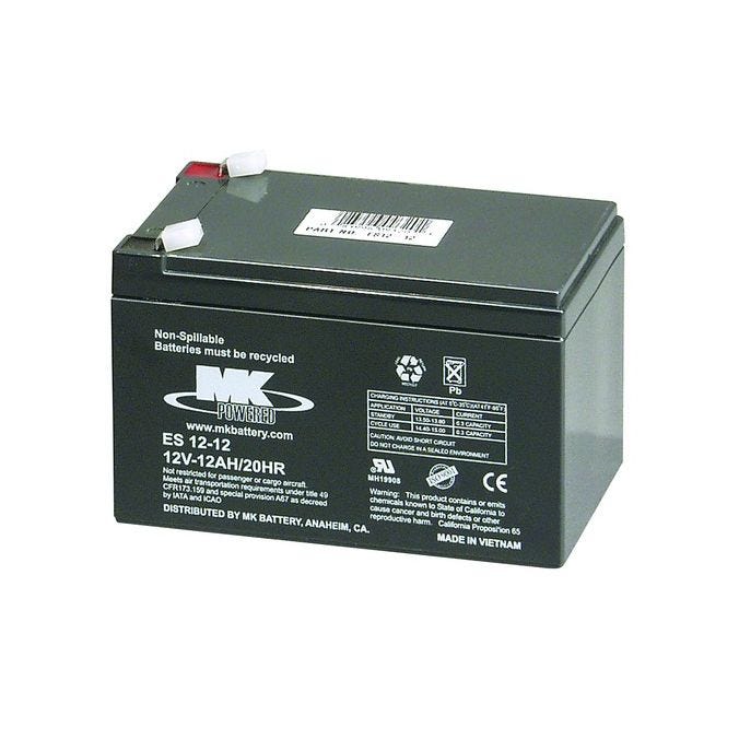 MK Battery 12V/12Ah Sealed Lead Acid (Each) | DMES
